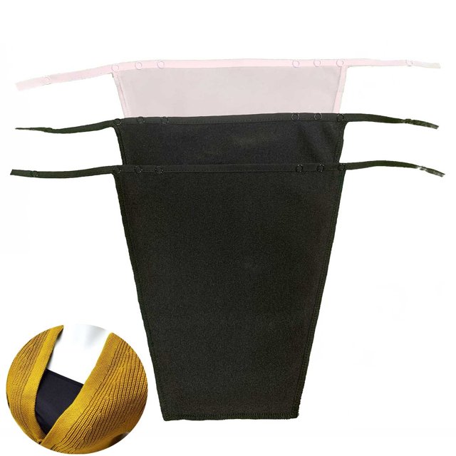 3 Pack Clip-on Mock Camisole Bra Insert Overlay Modesty Panel for Low ...