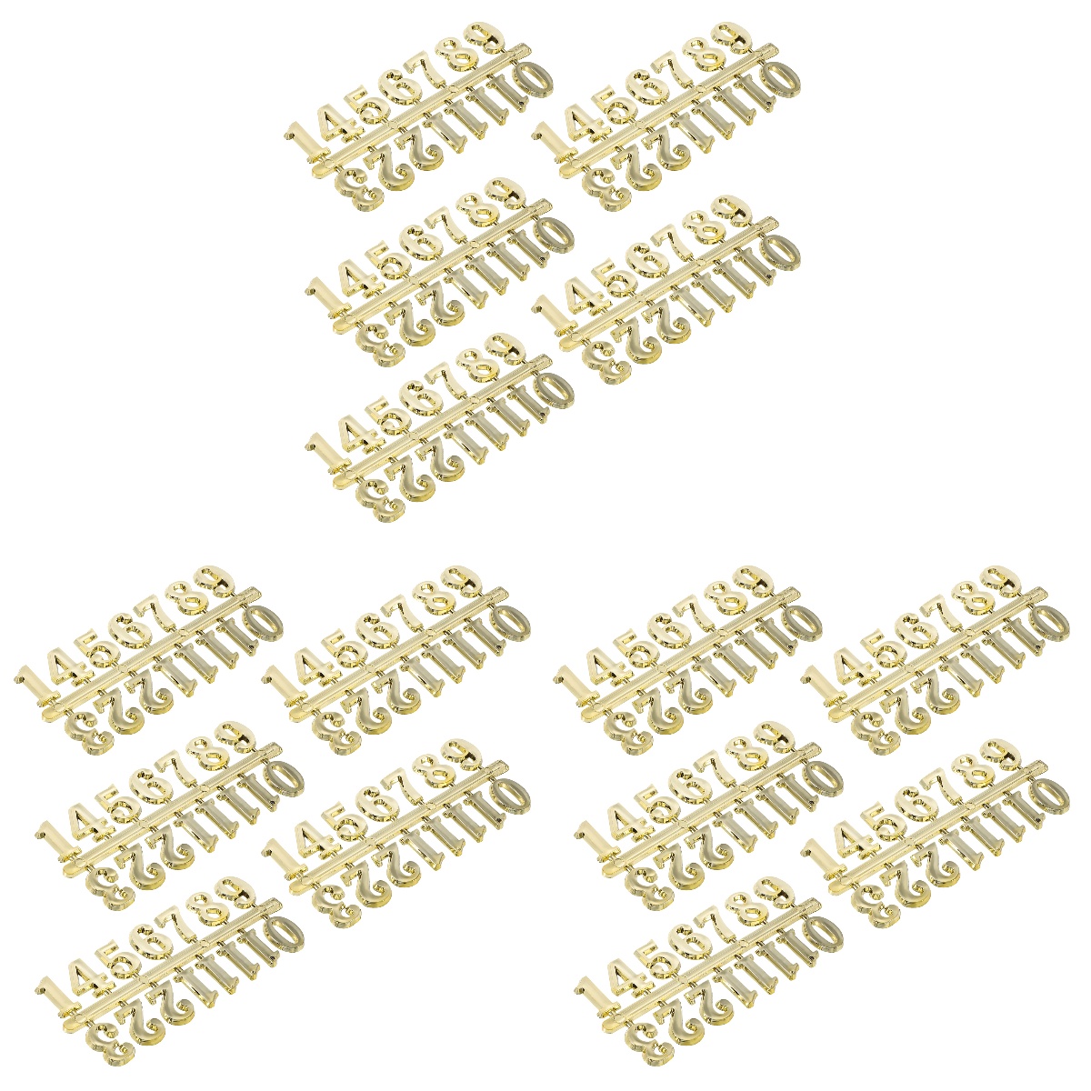 3 Pack Clock Numbers Kit Plate Wall Digital DIY Replacement - Walmart.com