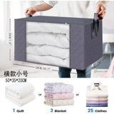 3-Pack Clothes organizer Storage Bags Foldable Storage Box with Large ...