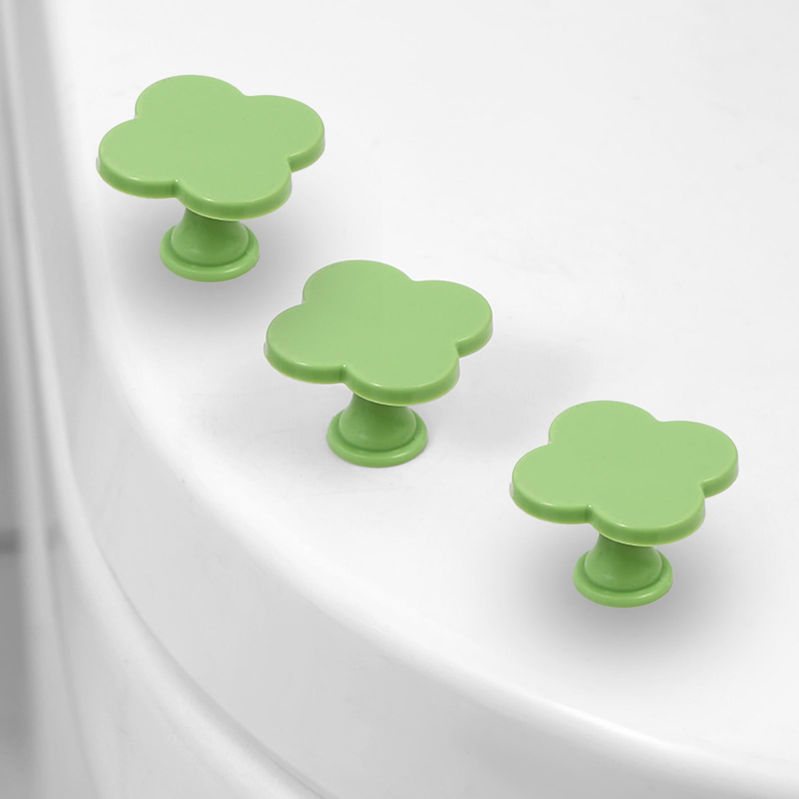 3 Pack Clover Toilet Lid Lifter, Adhesive Backing Seat Lifter Set with ...