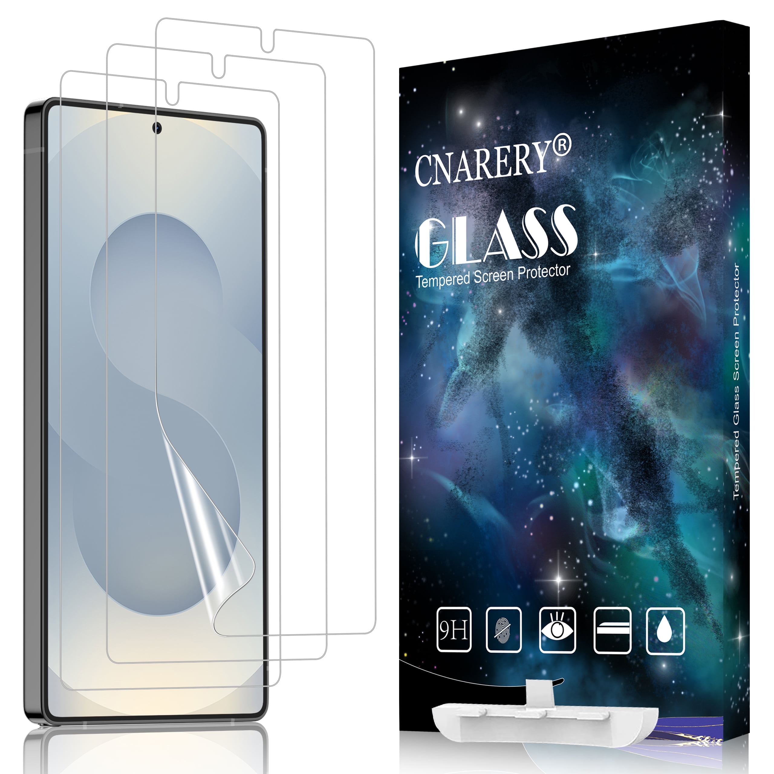[3 Pack] Cnarery Screen Protector for Galaxy S25, [Flexible TPU Film ...