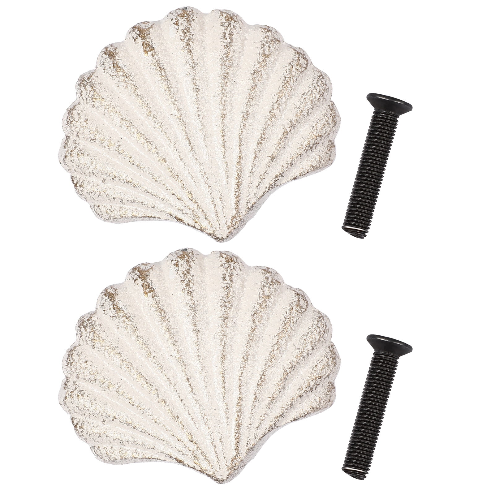 3 Pack Coastal Drawer Pulls Seashell Handle Cabinet Handles Dresser Knobs Child - Walmart.com