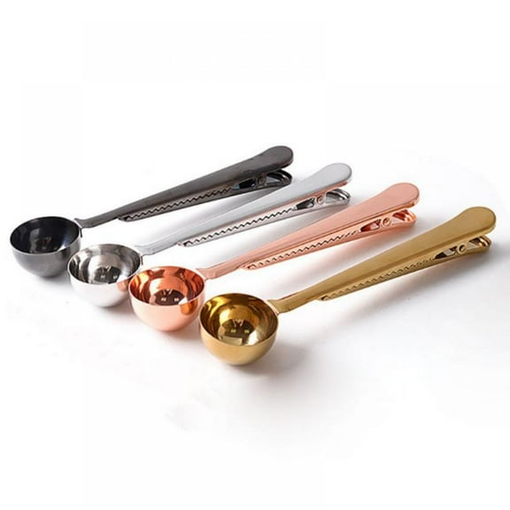 4 Pcs Coffee Scoop, 1/4 Cup Scoop with 8/10/12 Measuring Display ...