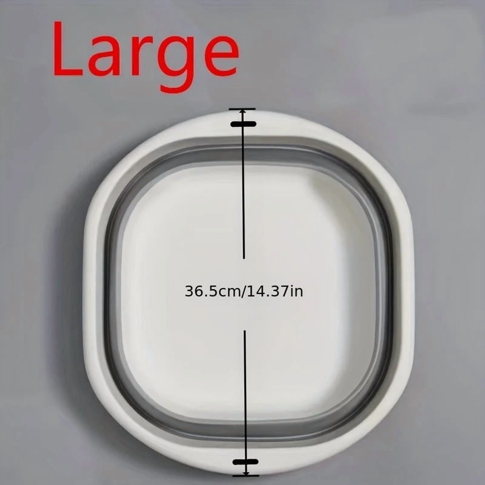 3 Pack Collapsible Tub Wash Basin Laundry Baskets Space Saving Storage ...