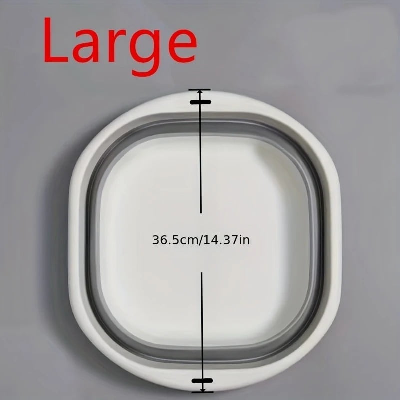 3 Pack Collapsible Tub Wash Basin Laundry Baskets Space Saving Storage ...