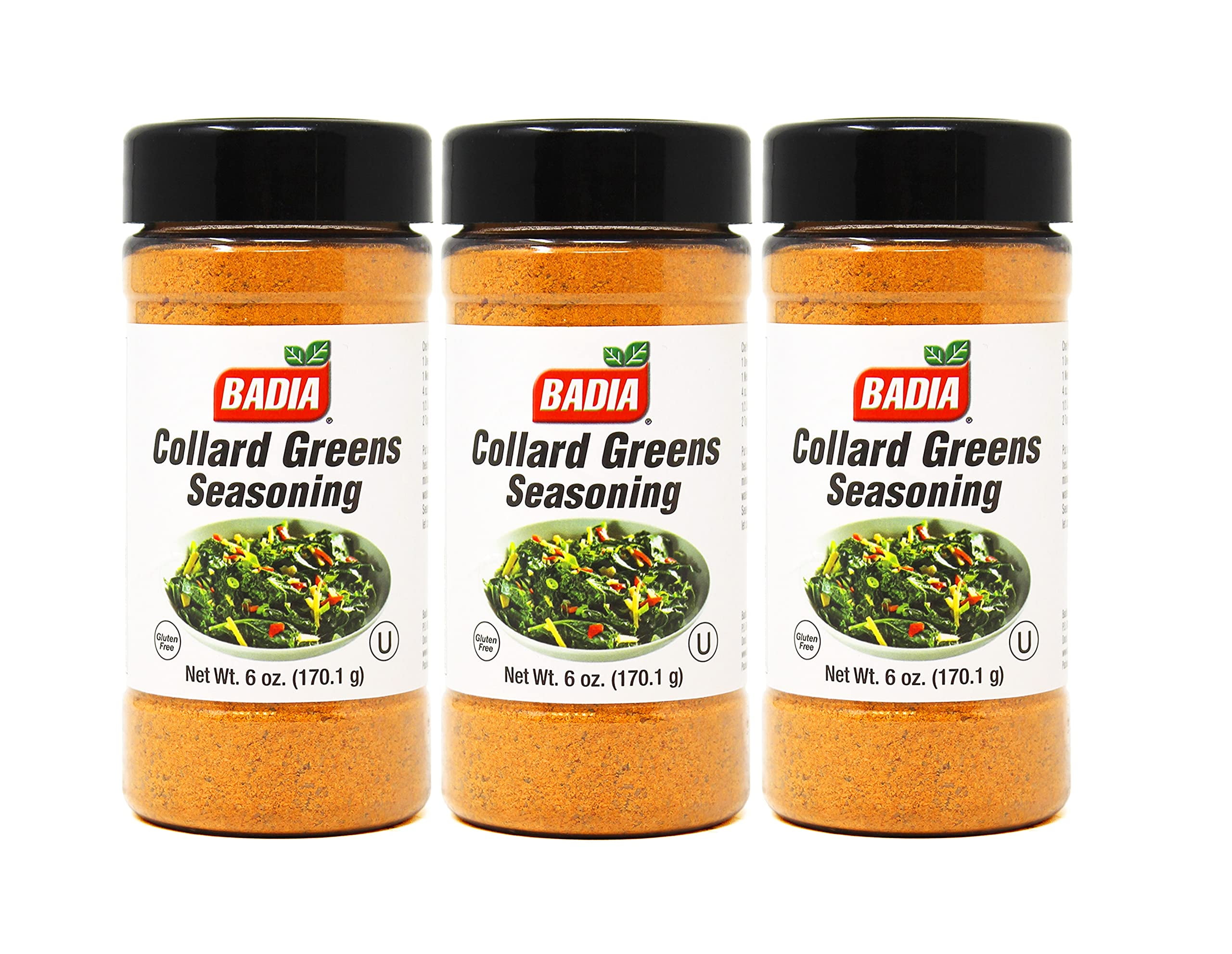 3 Pack Collard Greens Seasoning Ground Powder Kosher 6 Oz Each ...