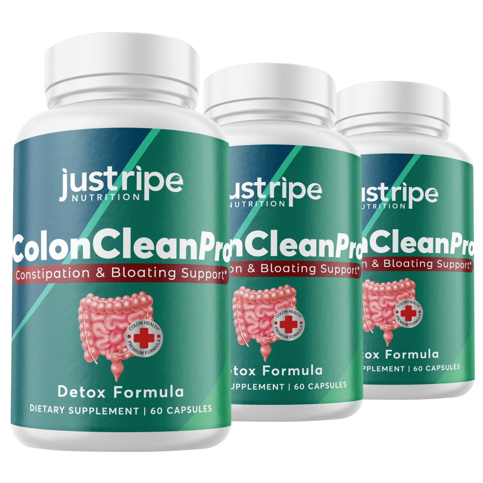 3 Pack Colon Clean Pro Natural Digestive Support Supplement for Gut ...