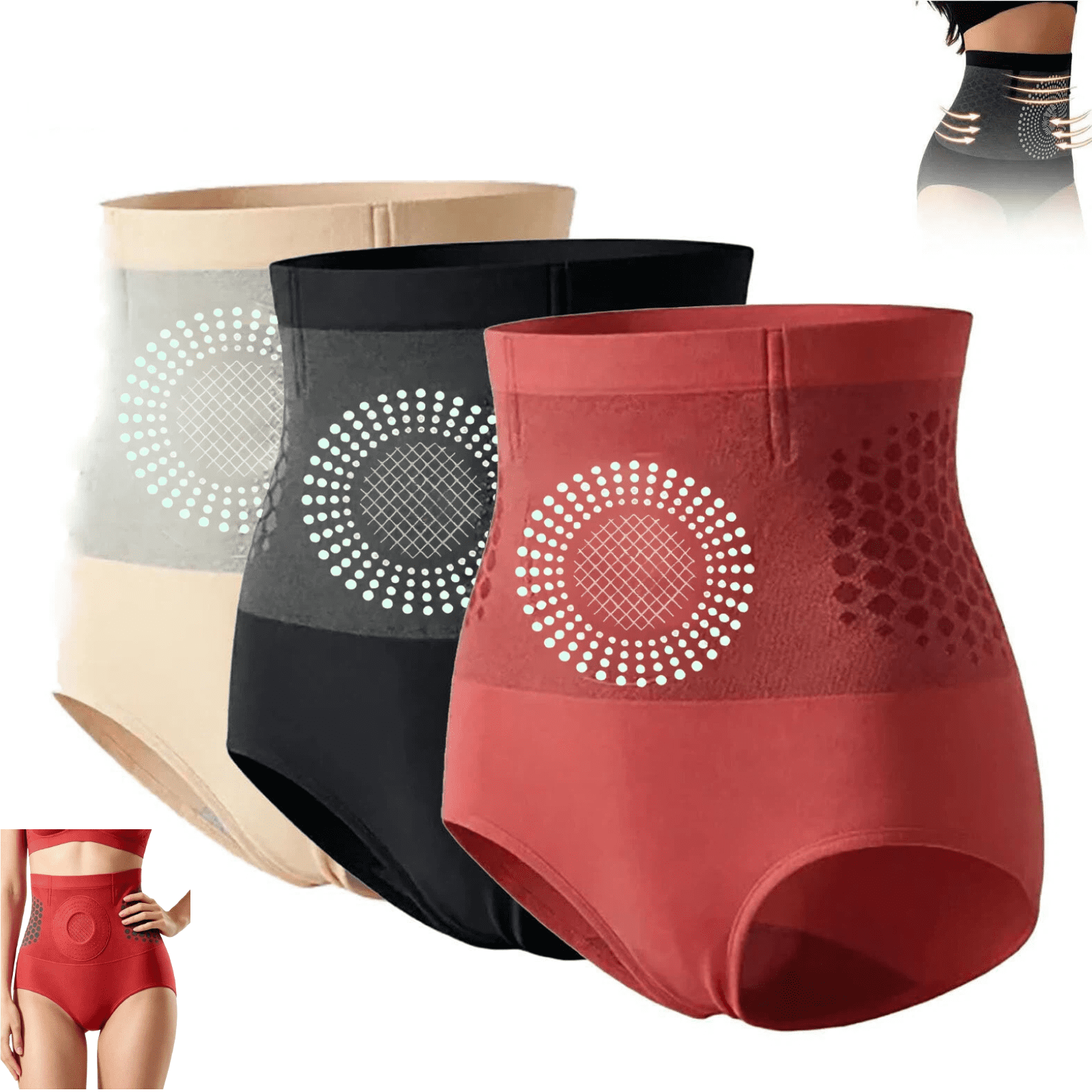 3 Pack Compression Shapewear for Women Suitable for Yoga Firming ...
