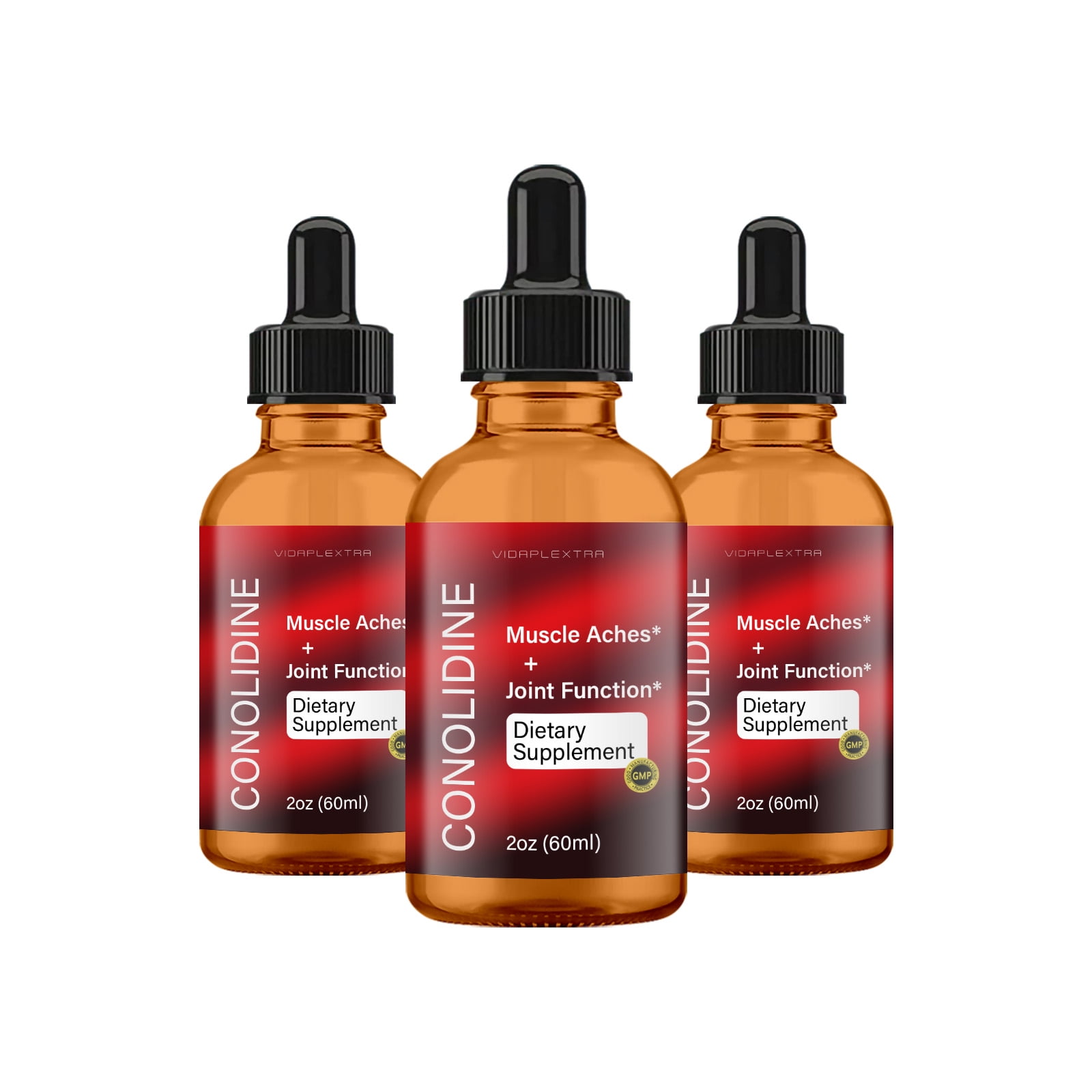 (3 Pack) Conolidine Drops - Conolidine Liquid Dropper - Walmart.com