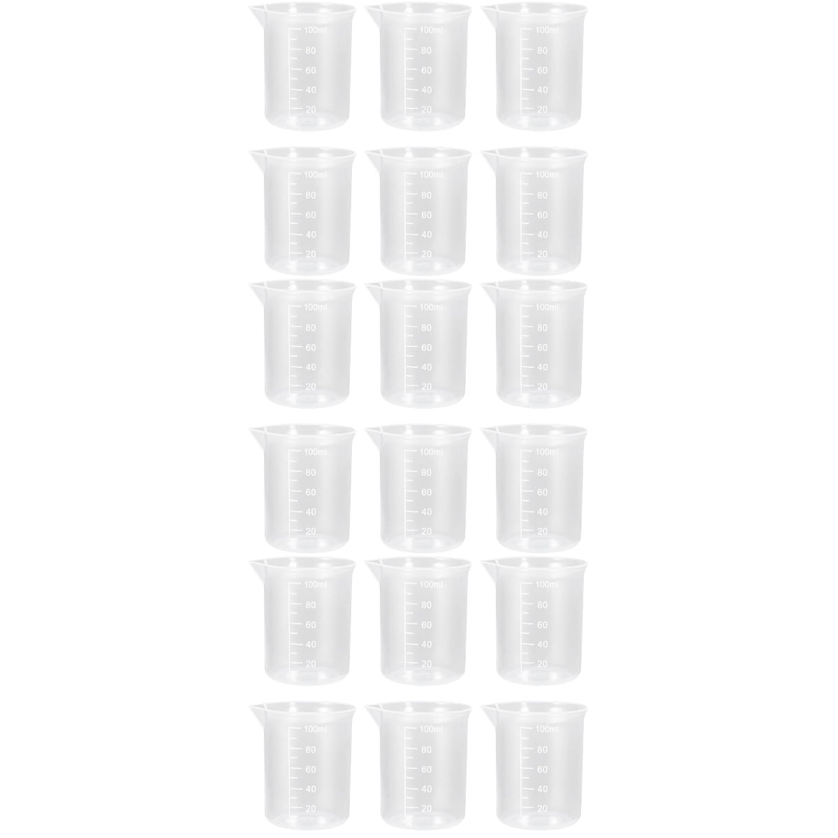 3 Pack Container with Scale Milliliter Measuring Cup Liquid Containers ...