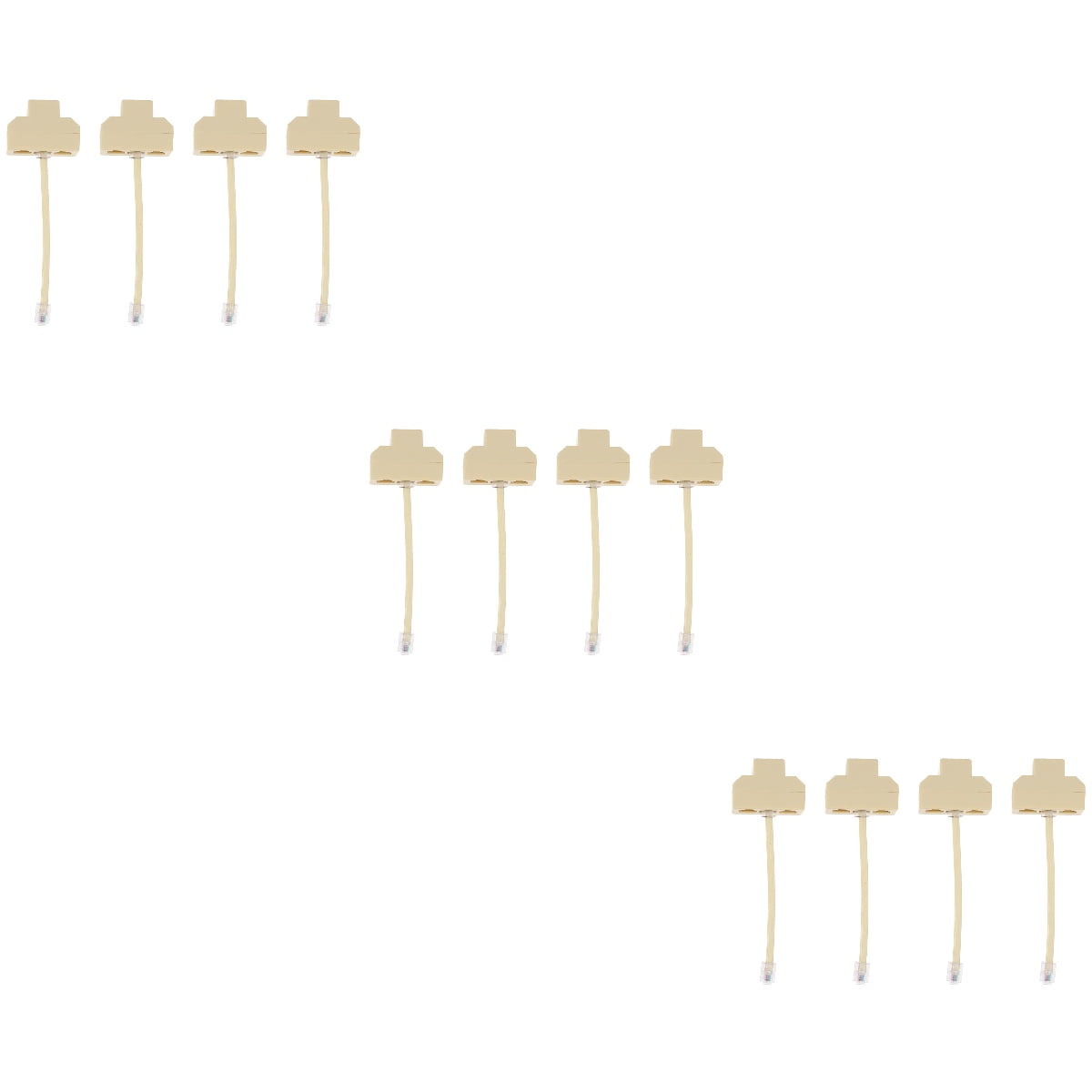 3 Pack Converter Banana Plugs Telephone Line Splitter Wiring Solution ...