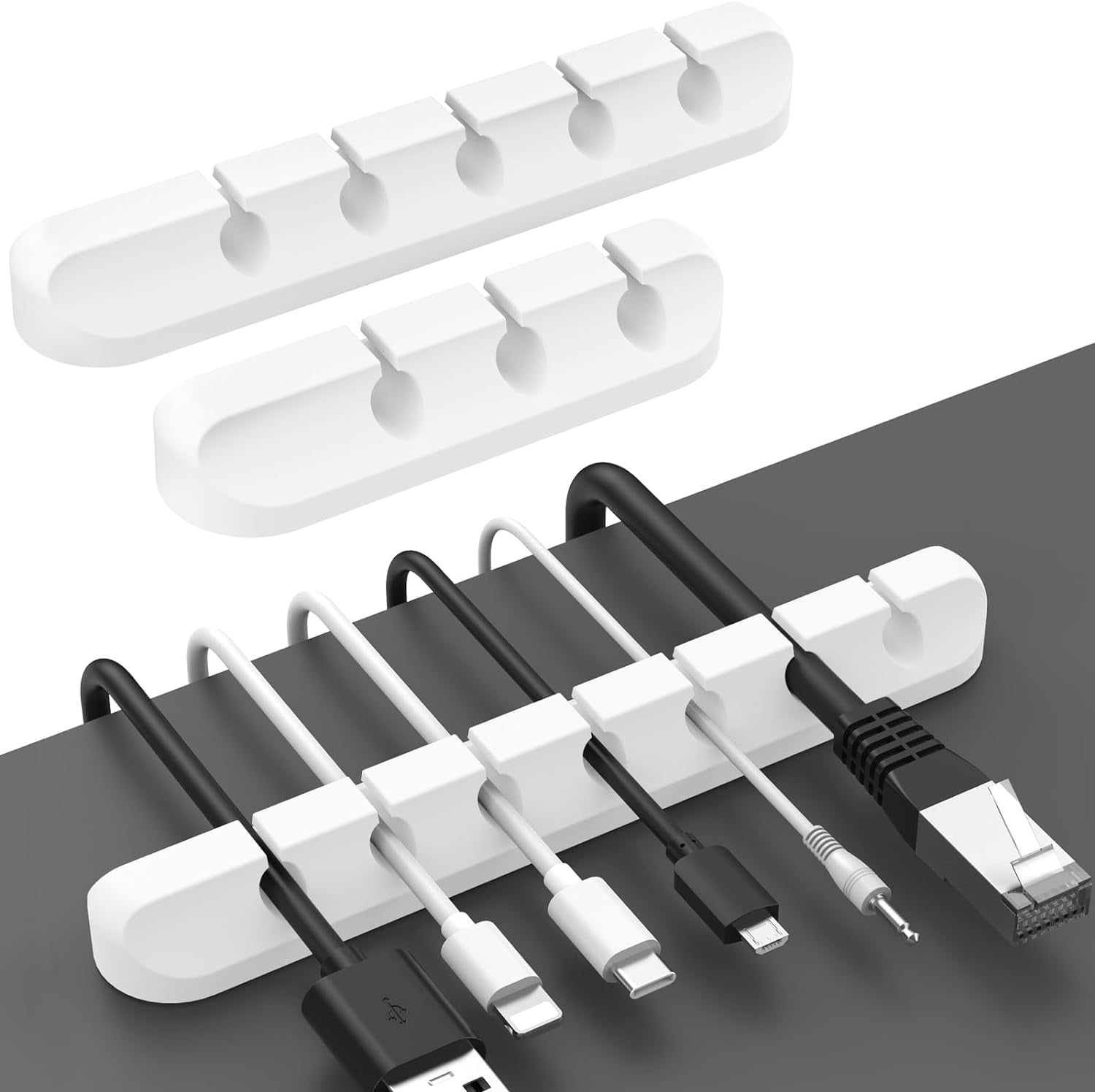 3 Pack Cord Holders Cable Organizer Self Adhesive Cord Keeper for ...