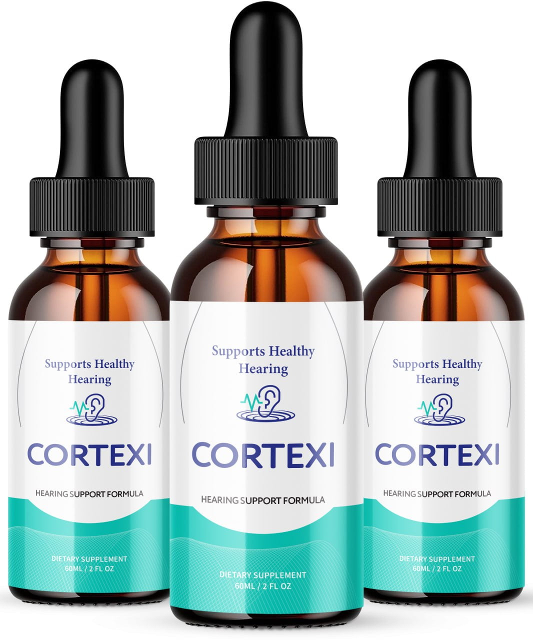 (3 Pack) Cortexi Drops Liquid, Cortexi Hearing Support Drops - Advanced Formula for Ear Health ...