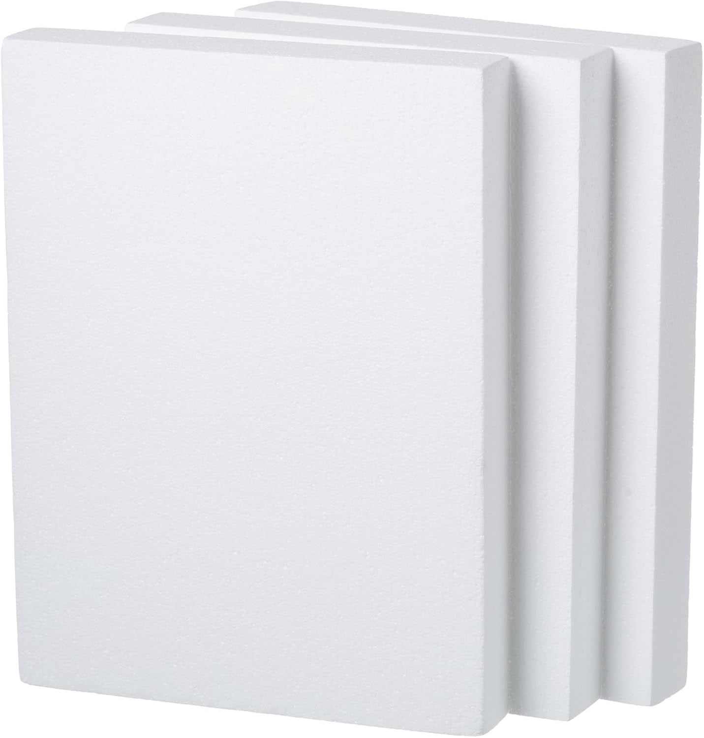 3 Pack Craft Foam Blocks 16X12X2in Polystyrene Brick Rectangle for Arts ...