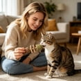 3 Pack Creative Fish Bone Cat Dental Chew Toy,Silvervine Sticks Cat Toy ...