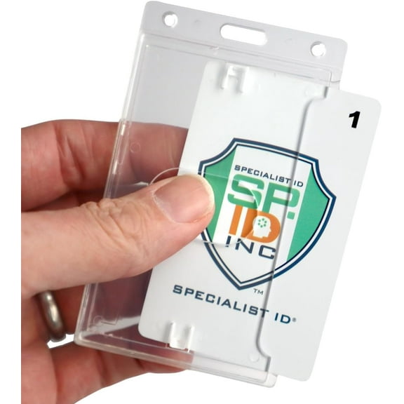 Hard Plastic Badge Holder