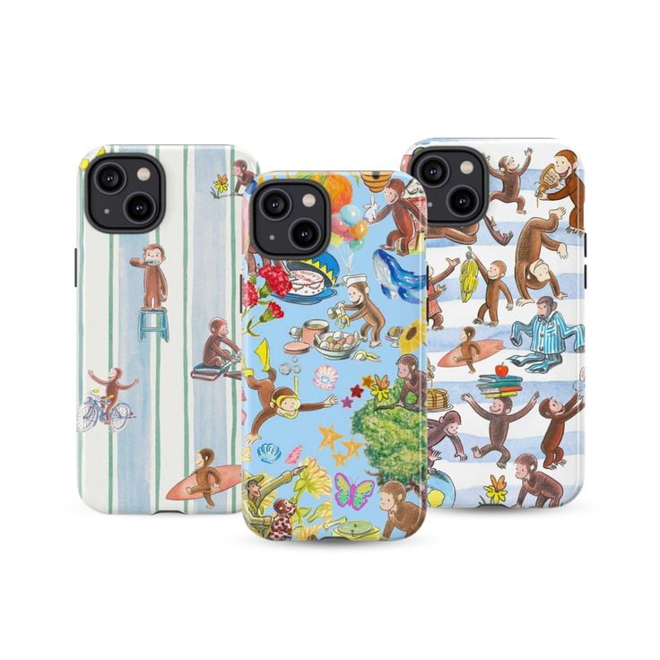 3 Pack Curious Monkey Everyday Adventure Phone Case Set, Whimsical ...