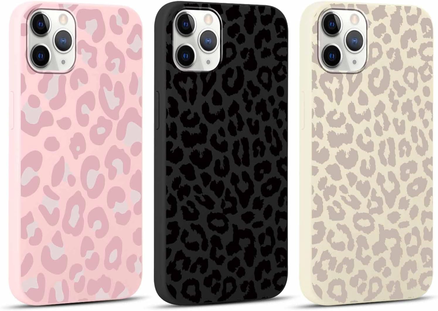 3 Pack Cute Cheetah Print for iPhone 11 Pro 5.8" Phone Case, Leopard ...