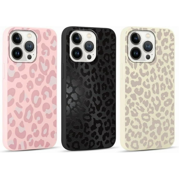 3 Pack Cute Cheetah Print for iPhone 13 Pro 6.1" Phone Case, Leopard ...