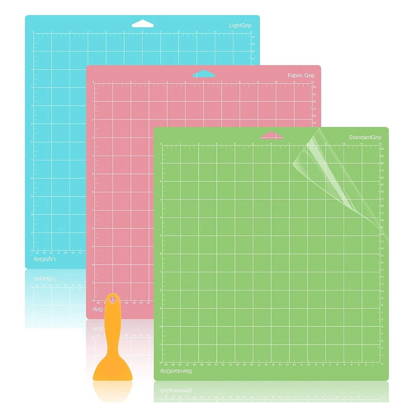 3 Pack Cutting Mats, 12x12 Cutting Mats, Reusable Adhesive Cutting Mat ...