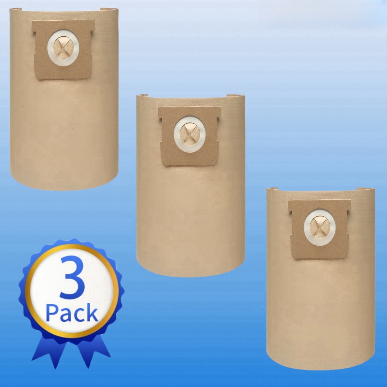 3 Pack DXVA19-4104 Vacuum Bags Replacement for DEWALT 5 to 8 Gallon Wet ...
