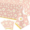3 Pack Daisy Tablecloth Daisy Flower Birthday Party for Girls ...