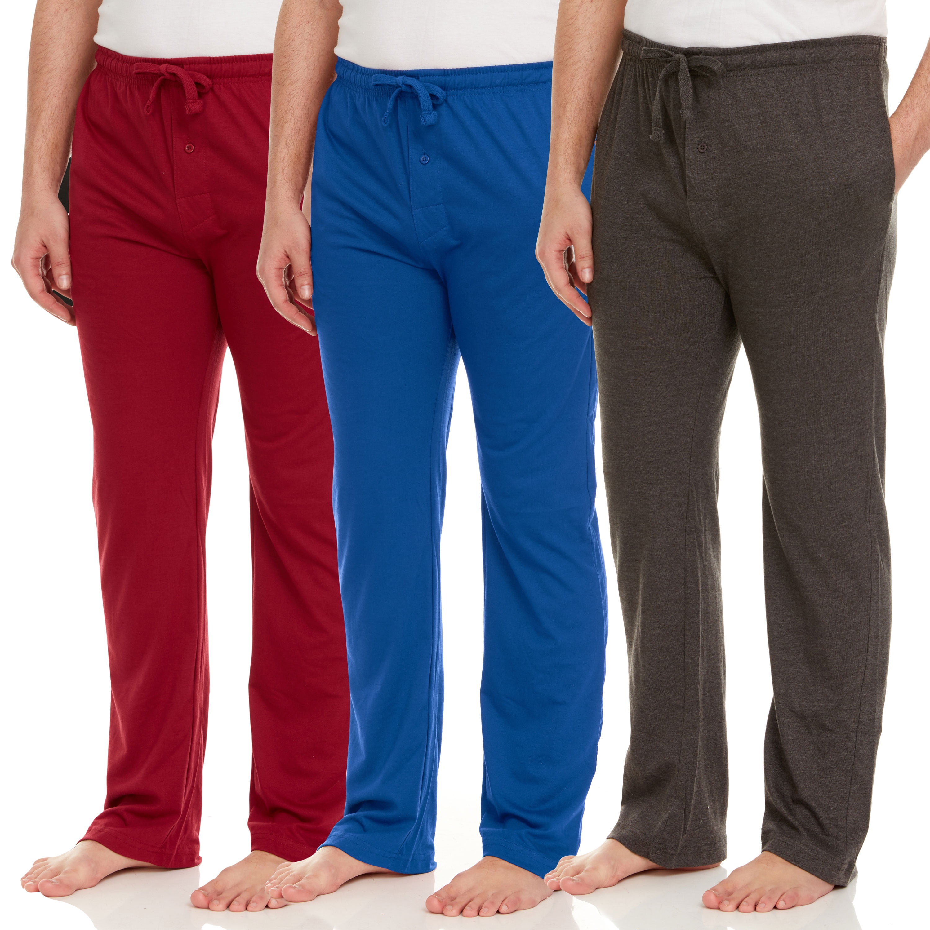 3 Pack: Daresay Comfy Men's Lounge Pants - Pajamas pants for men With ...