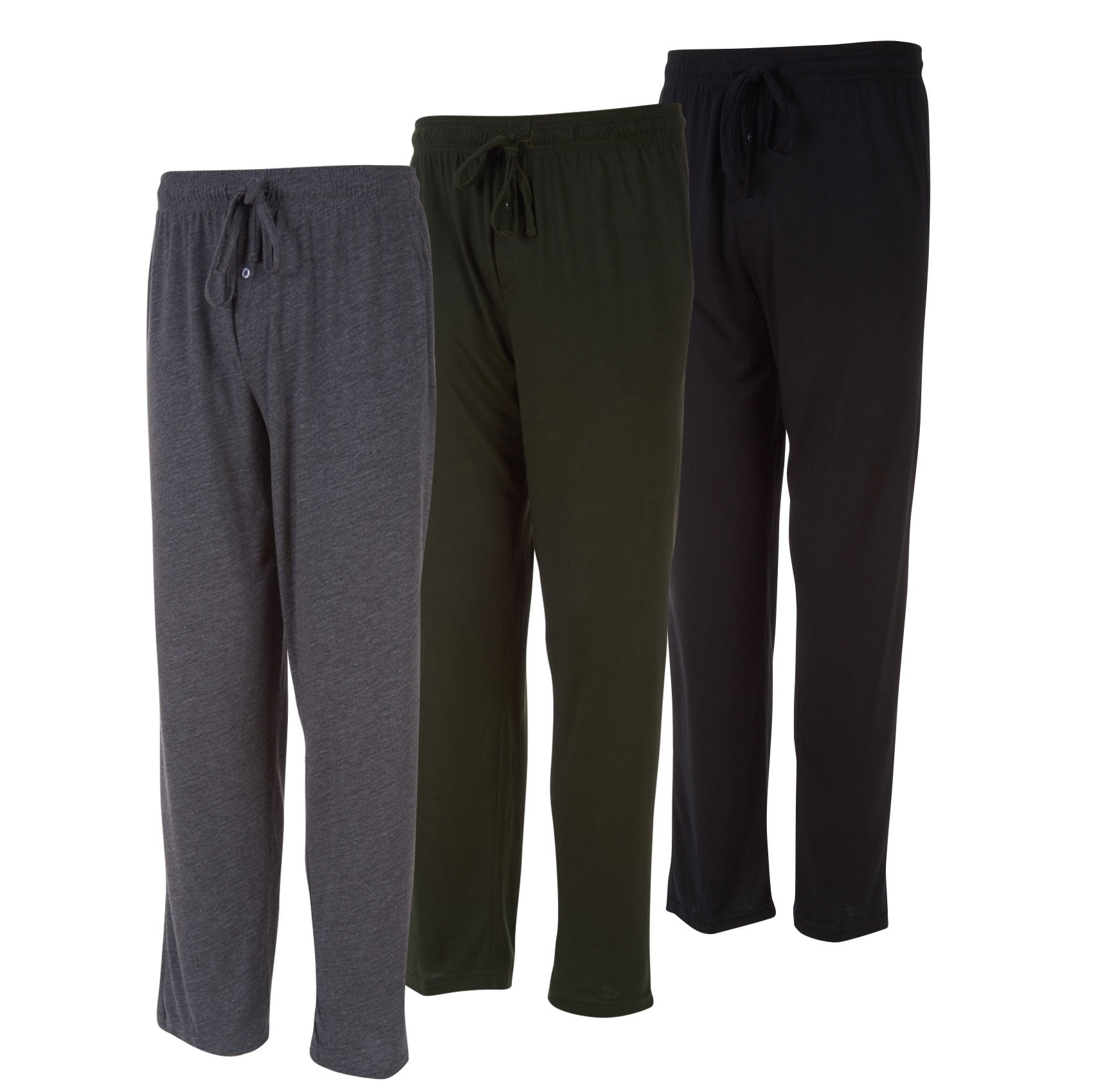 3 Pack: Daresay Comfy Men's Lounge Pants - Pajamas pants for men, 100% ...
