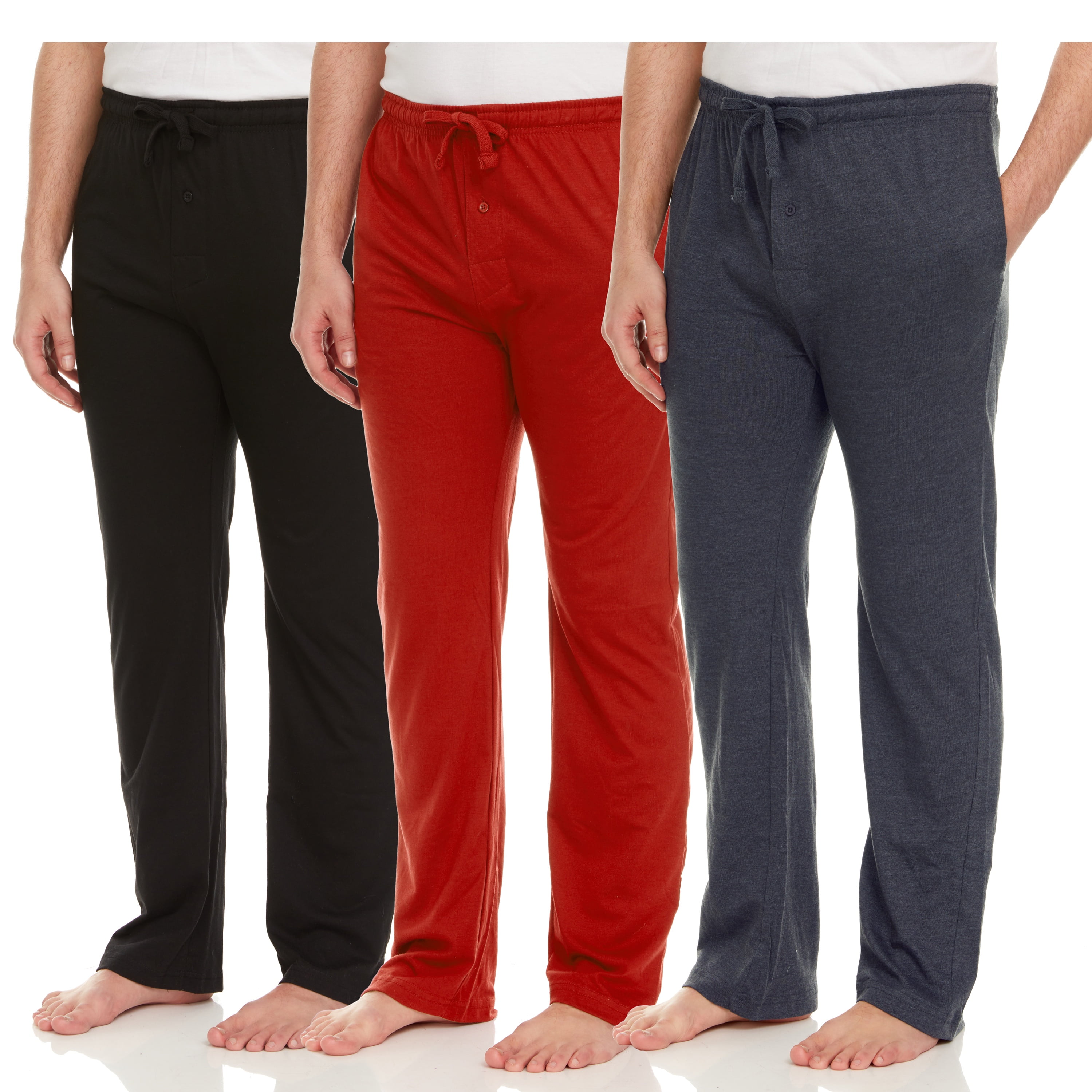 3 Pack: Daresay Comfy Men's Lounge Pants - Pajamas pants for men With ...