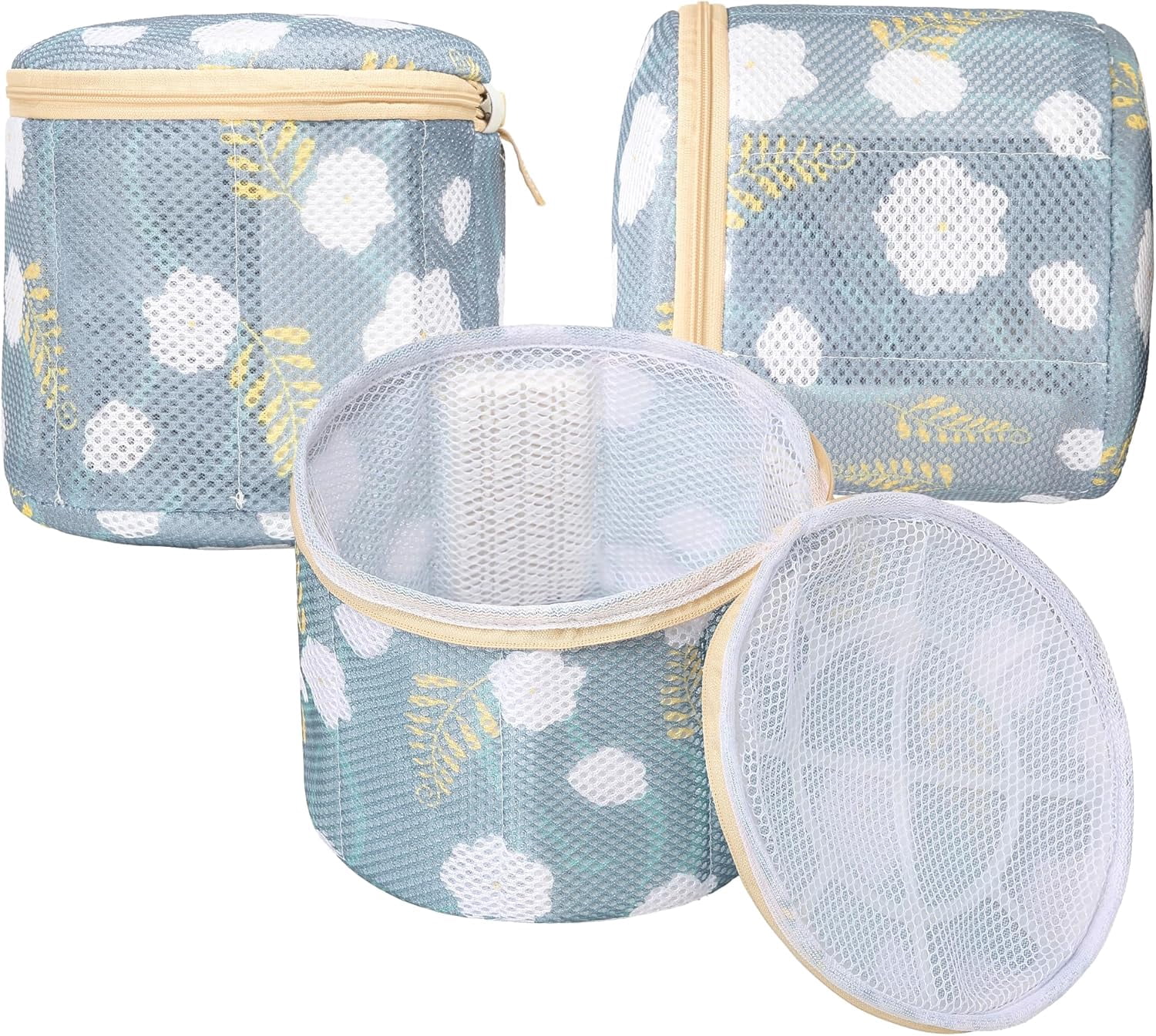 3 Pack Delicates Laundry Bags for Bras and Lingerie – Mesh Wash Bags ...