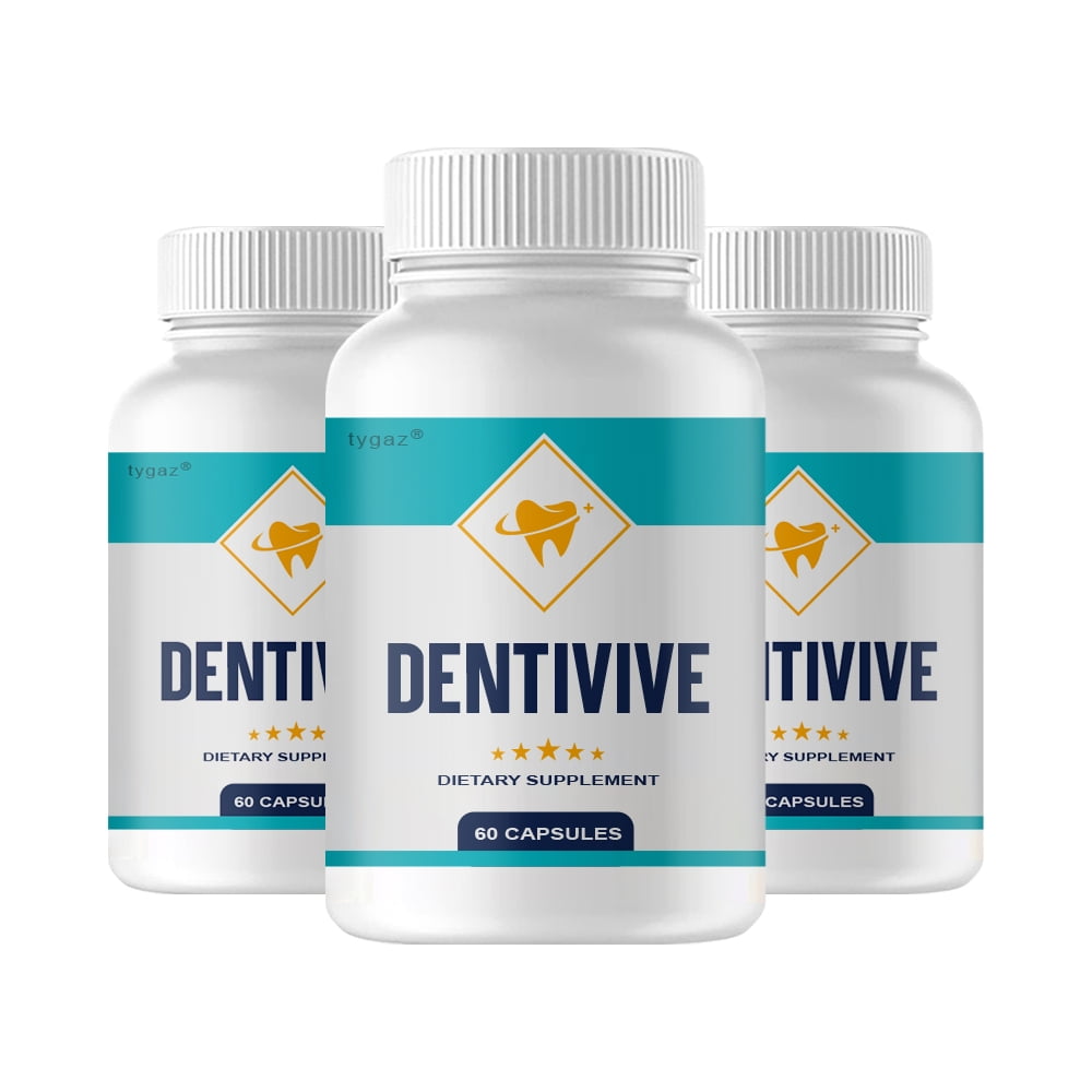 (3 Pack) Dentivive - Dentitive Dental Health Support - Walmart.com
