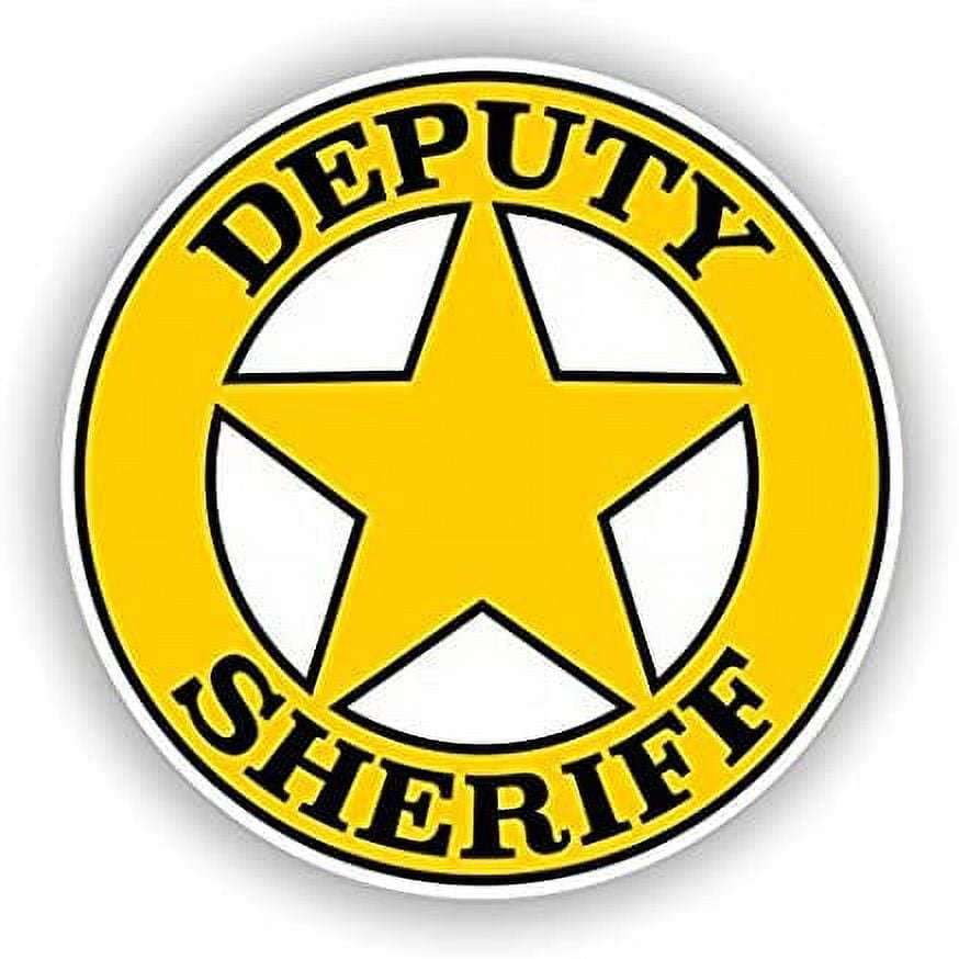 3 Pack - Deputy Sheriff Vinyl Stickers - Sticker Graphic - Construction ...