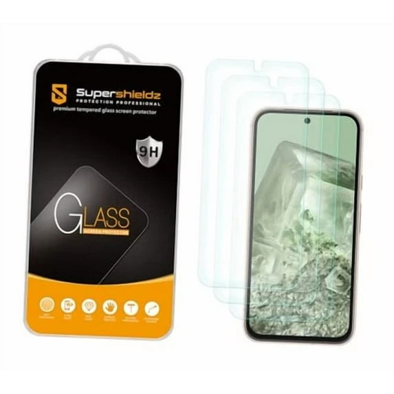 (3 Pack) Designed For Google Pixel 8A Tempered Glass Screen Protector ...