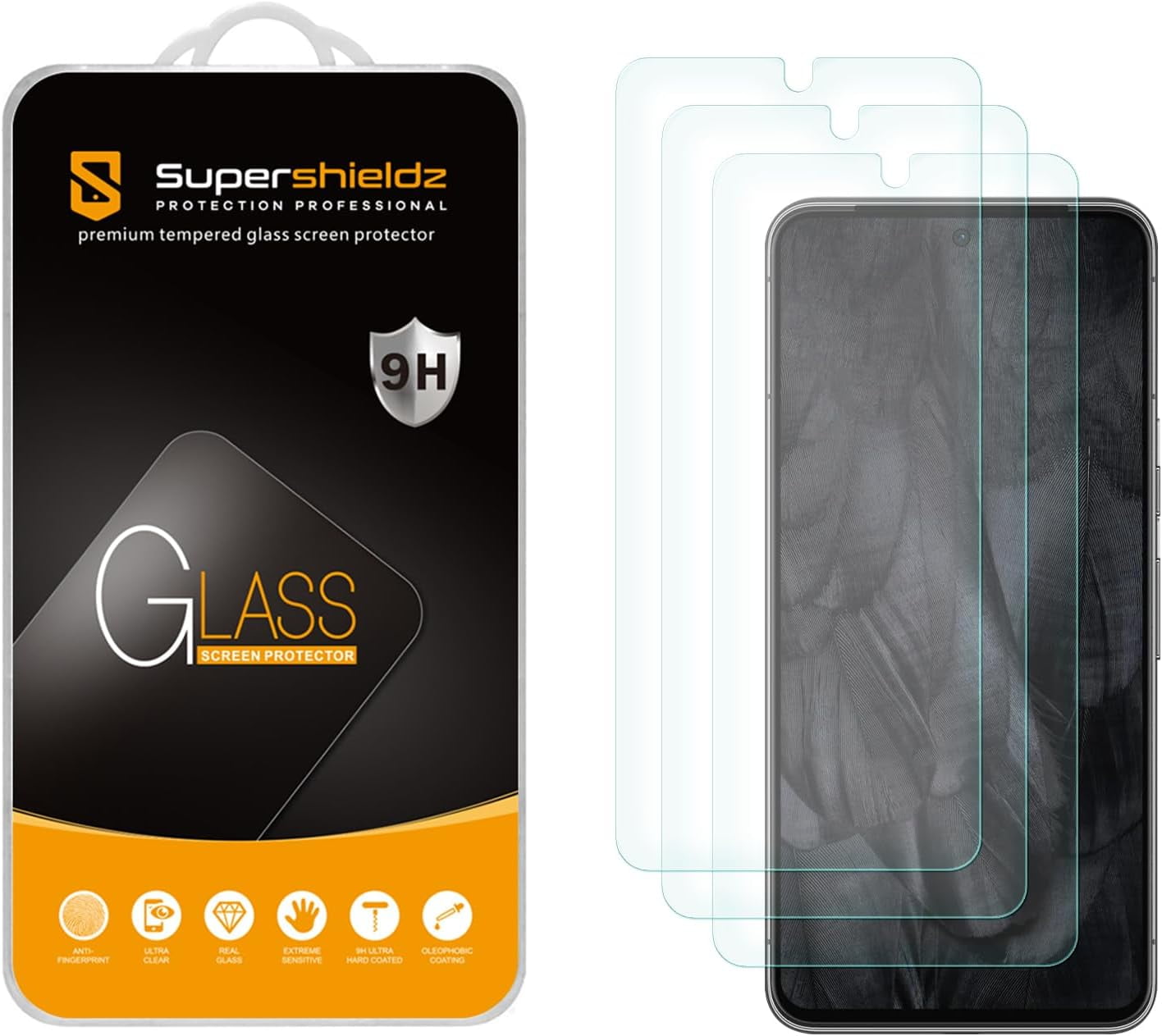 (3 Pack) Designed for Google (Pixel 8 Pro) Tempered Glass Screen ...