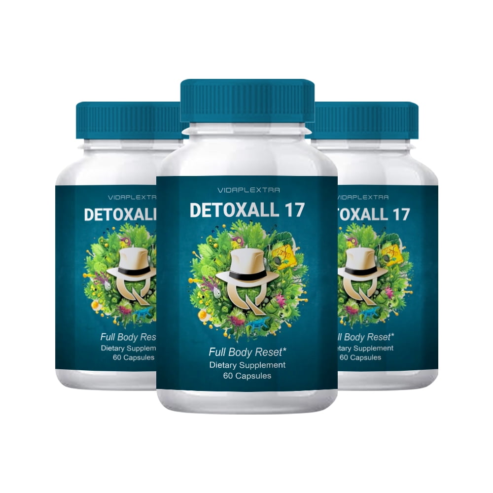 (3 Pack) Detoxall 17 - Detoxall 17 Full Body Capsules - Walmart.com