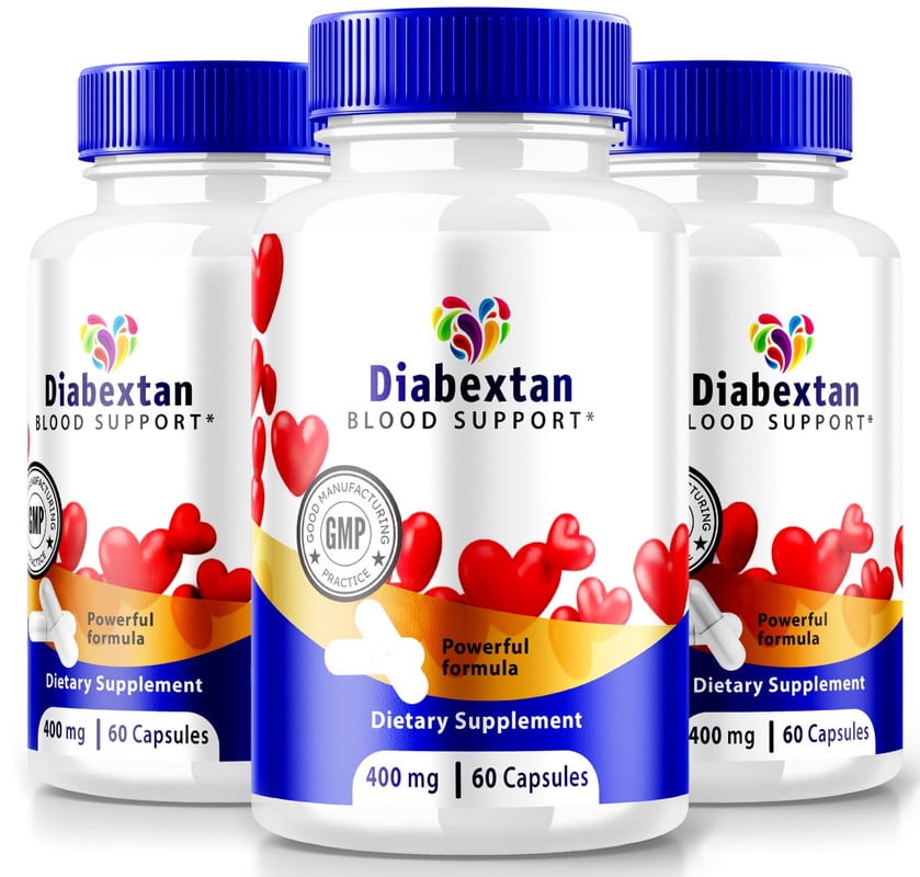 (3 Pack) Diabextan Supplement - Natural Formula for Healthy Levels ...
