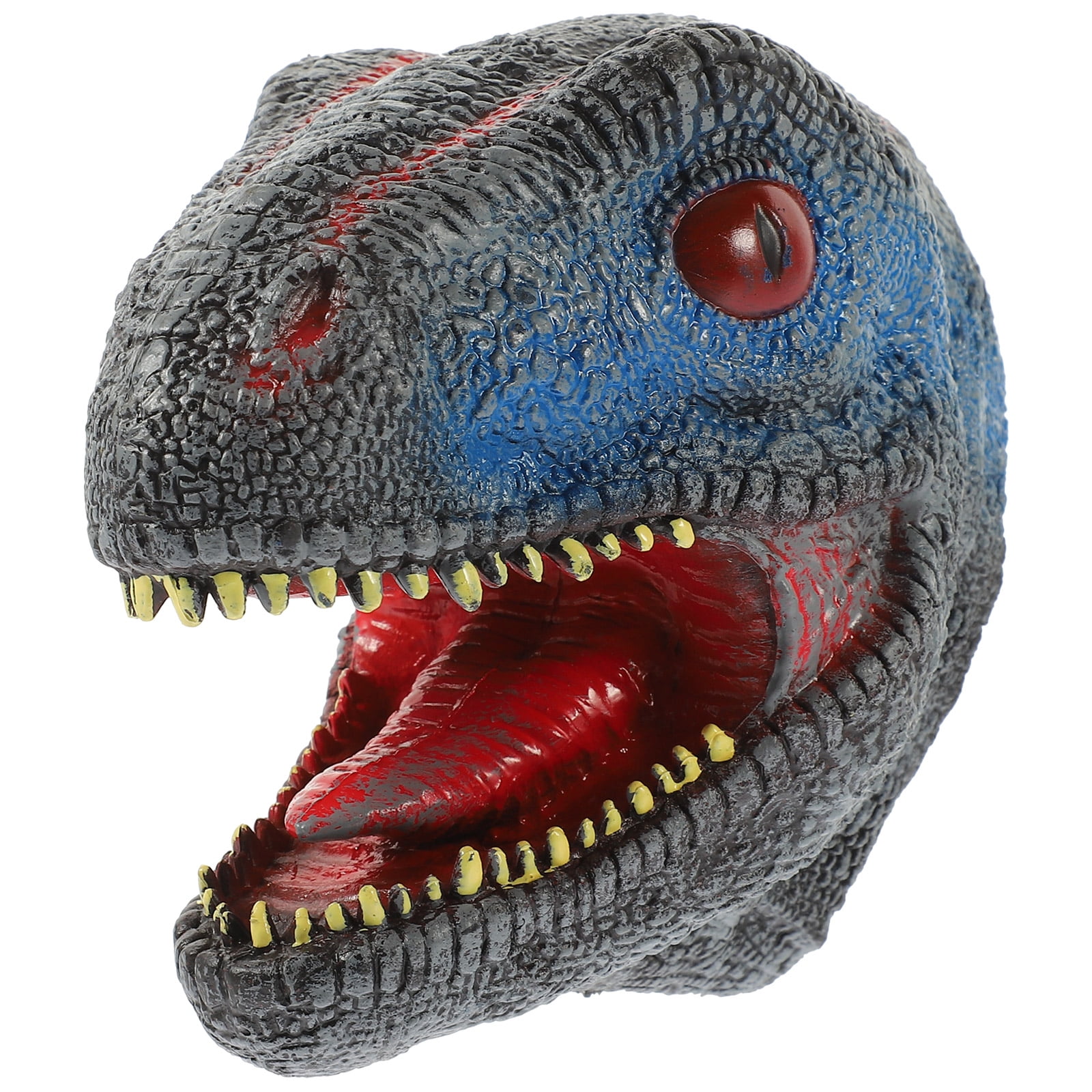 3 Pack Dinosaur Head Puppet Hand Role Play Toy Realistic Toddler ...