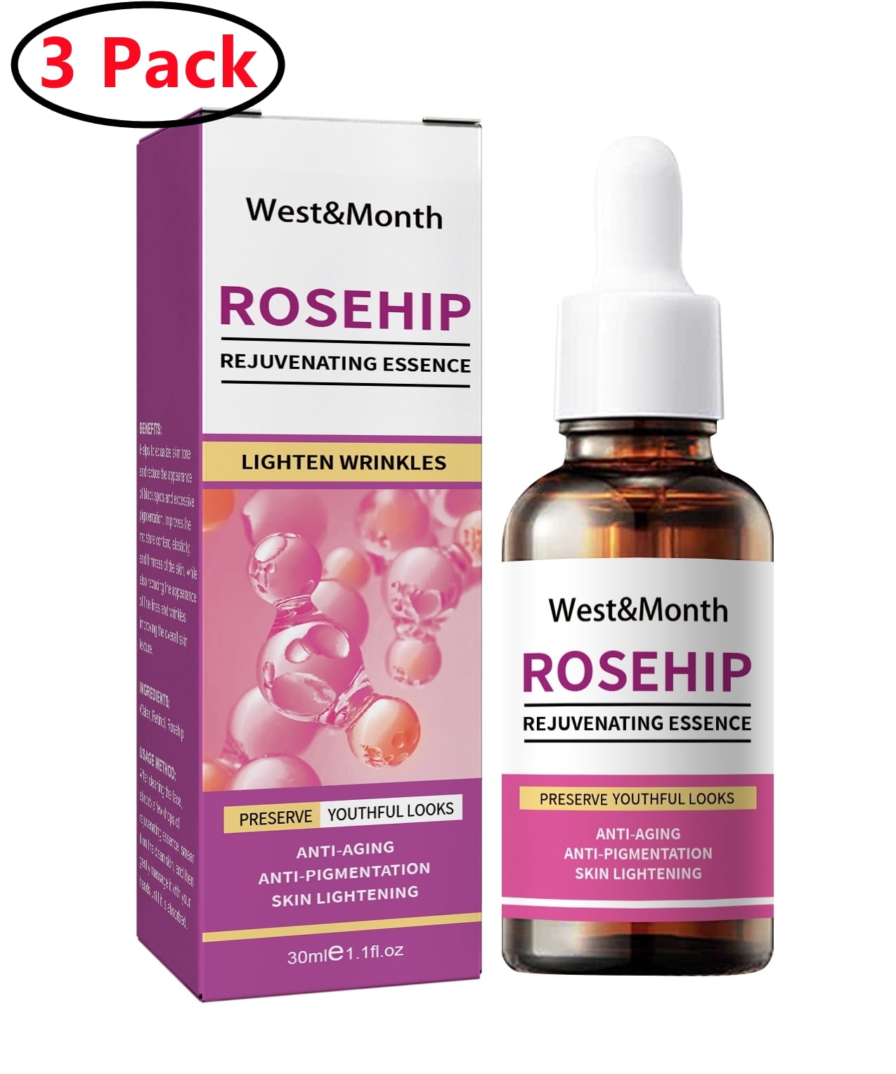 3 Pack Discoloration Correcting Serum - Tranexamic Acid Ester Salt and ...