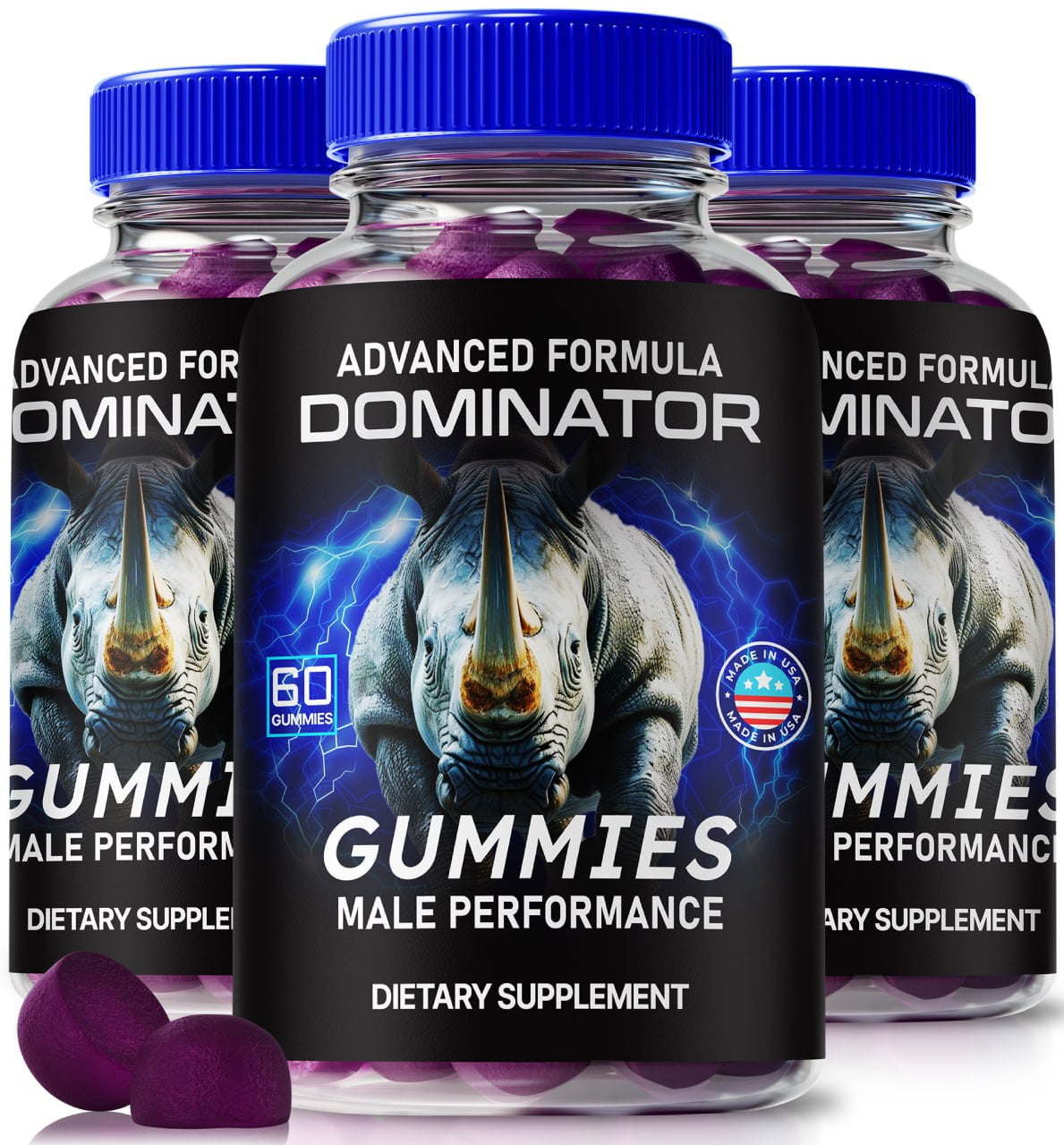 (3 Pack) Dominator Gummies – Official Dominator Maxxx ME All-Natural ...