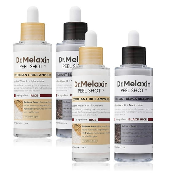 3-Pack Dr_Melaxin_Peel_Shot_Glow_White__Rice_Peeling_Ampoule,_Soft ...