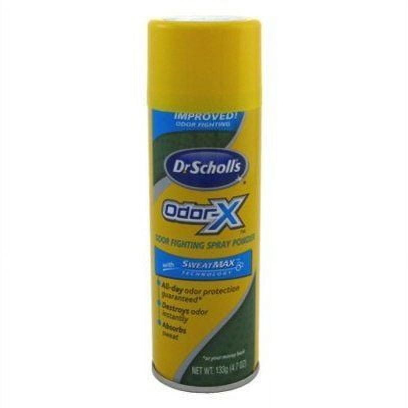 3 Pack - Dr. Scholl's Odor-X Odor Fighting Spray Powder 4.70 oz ...