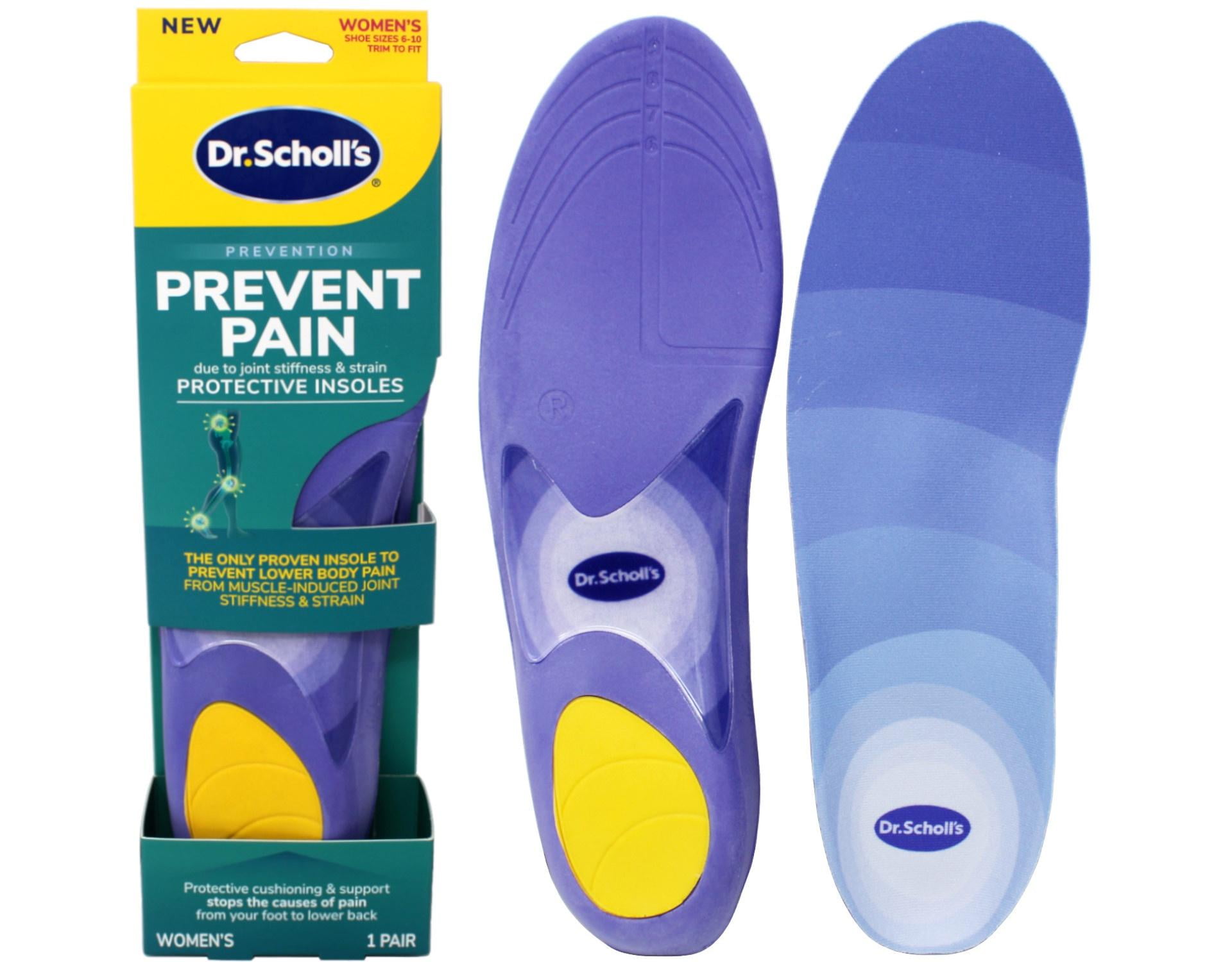 3 Pack - Dr. Scholl's Prevent Pain Lower Body Protective Insoles, 1 ...