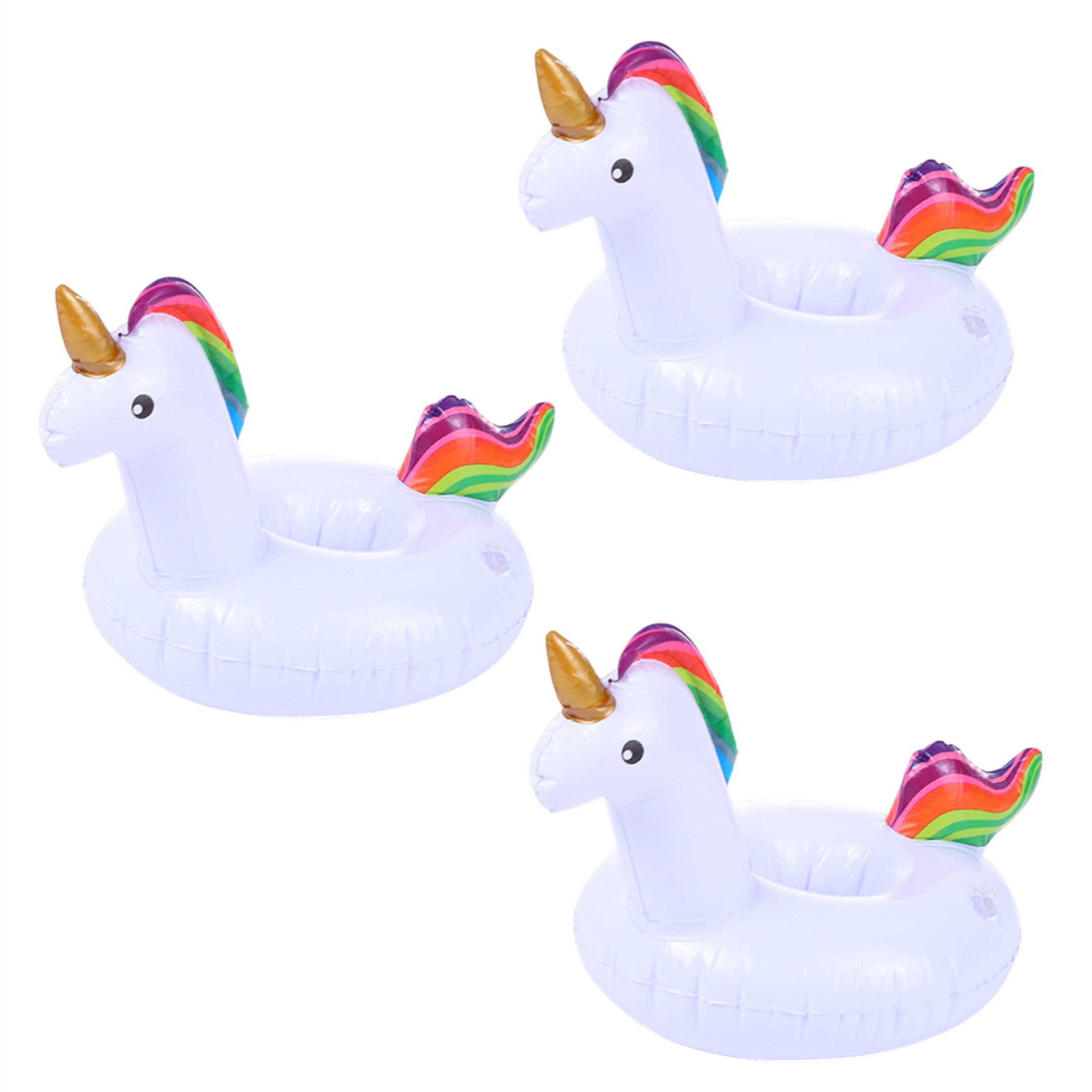 3 Pack Drink Floats for Pools Inflatable Drink Holder Pool Accessories ...