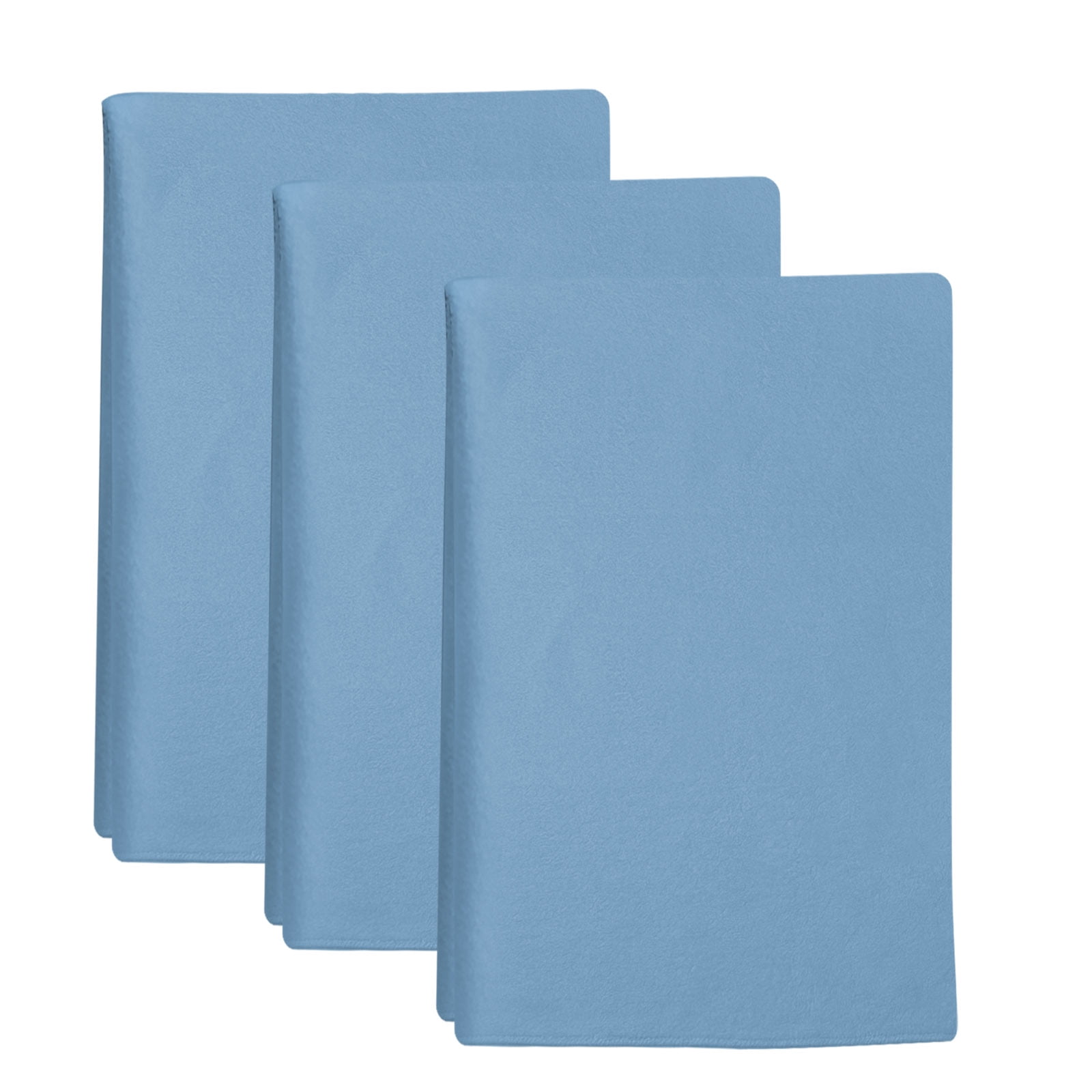 3 Pack Dusty Blue Kitchen Towels Solid Color Decorative Dish Towel Sets ...