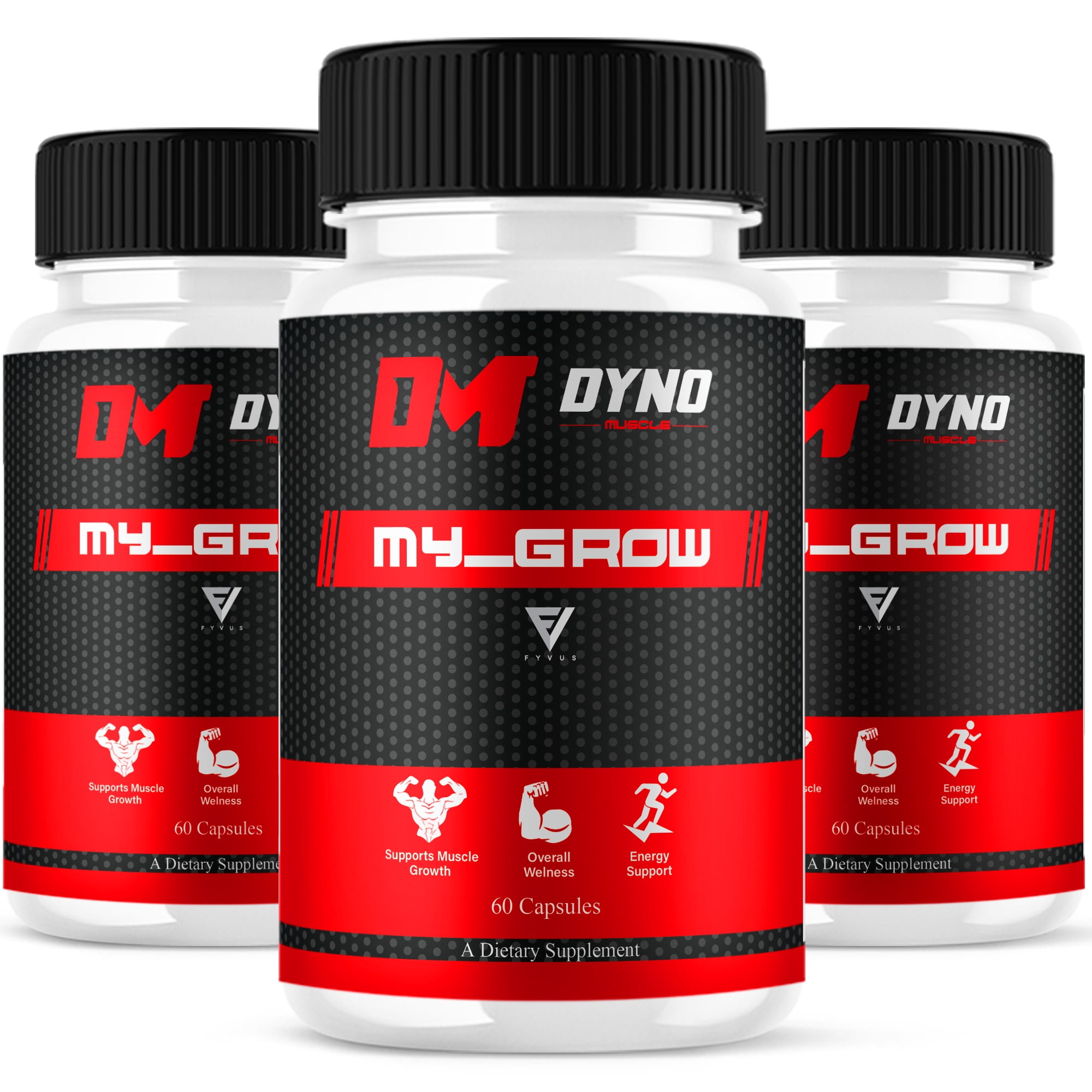 (3 Pack) Dyno My-Grow Muscle Support Dyno My-Grow Supplement (180 ...