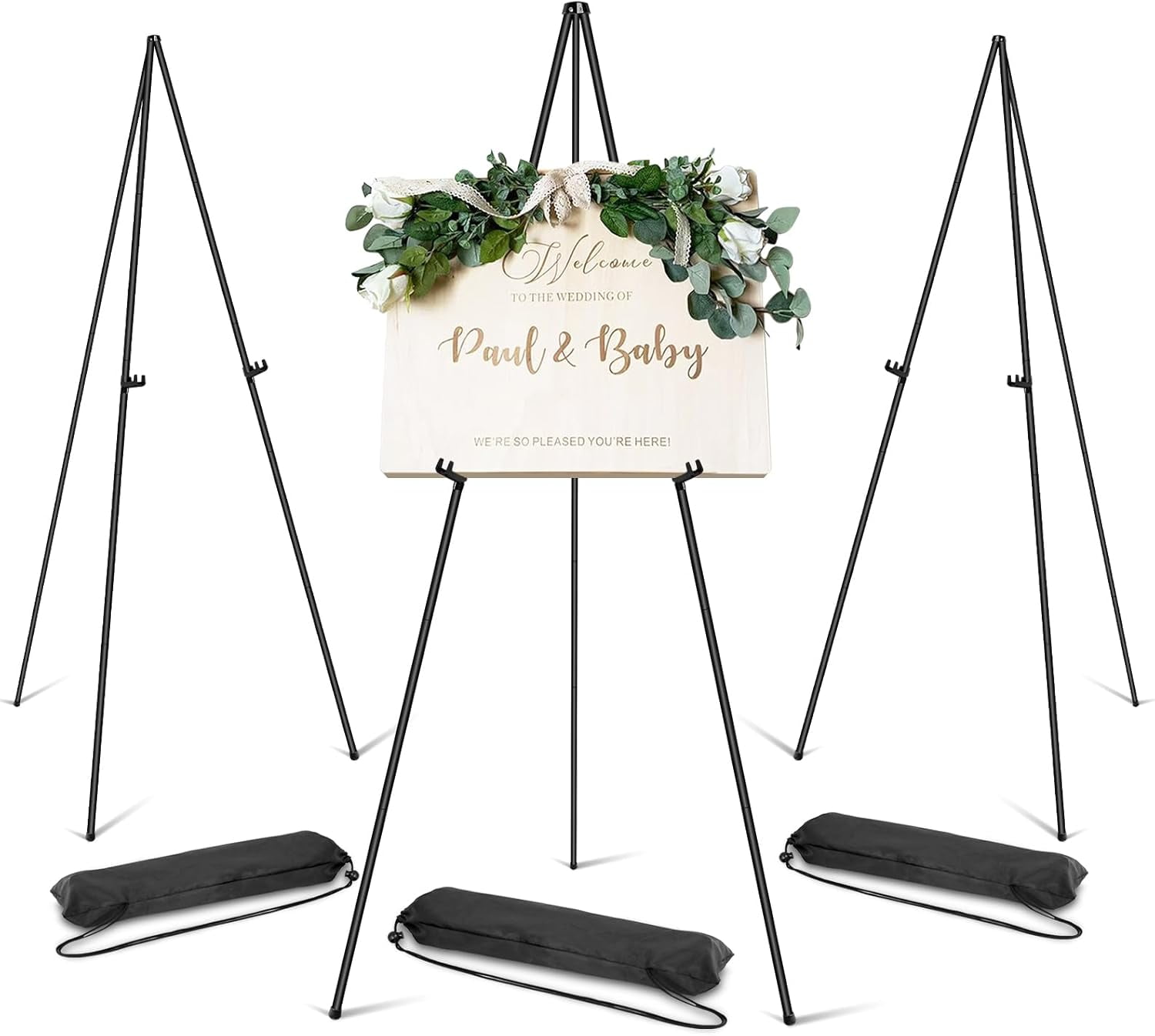 3 Pack Easel Stand for Display,63" Easels for Playing Pictures, Easels ...