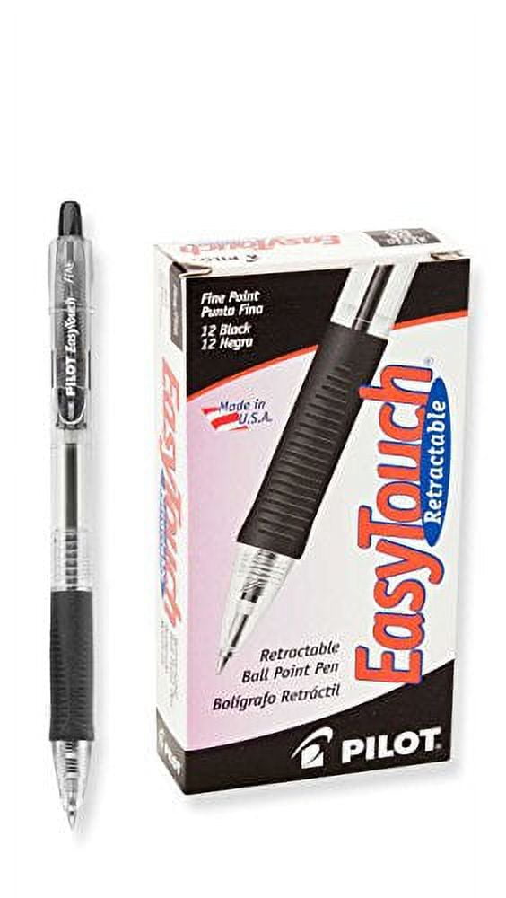 3 Pack EasyTouch Ballpoint Retractable Pen, Black Ink, Fine, Dozen by ...