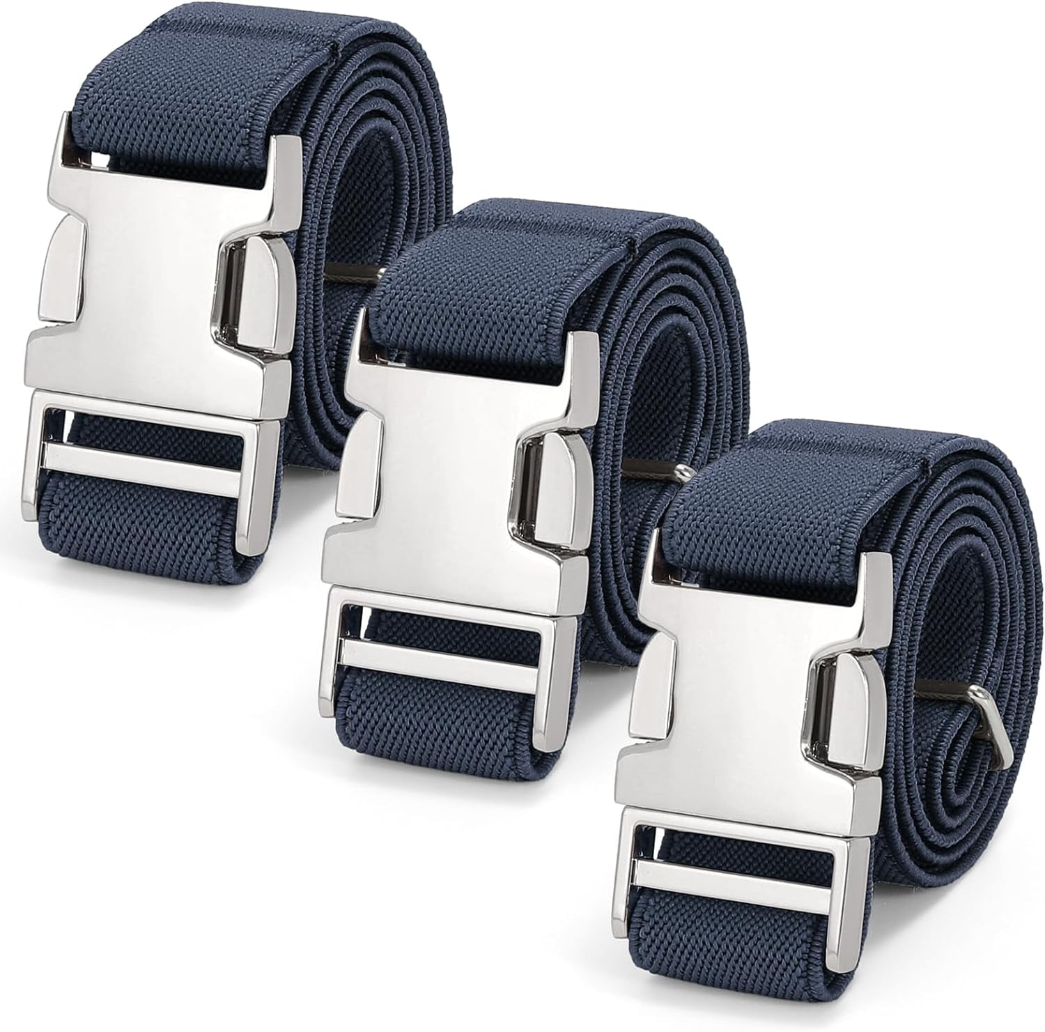3 Pack Elastic Stretch Belts Kids Toddler Belt Adjustable Uniform Belt ...