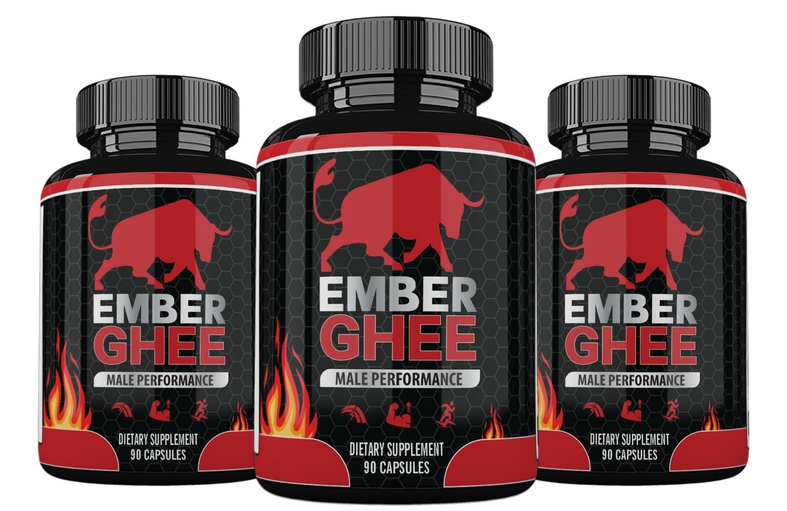 (3 Pack) Ember Ghee Dietary Supplement Maximum Strength - Walmart.com