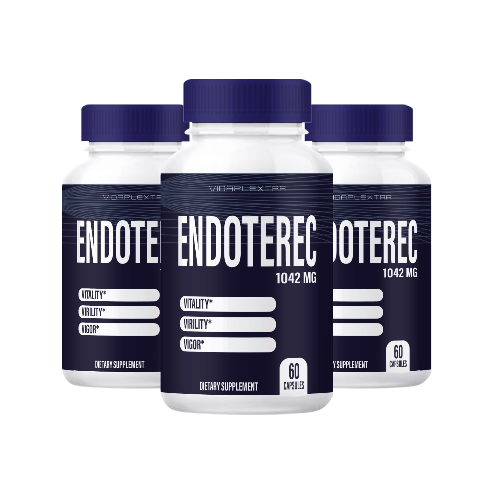 (3 Pack) Endoterec Capsules - Endoterec Male Capsules - Walmart ...